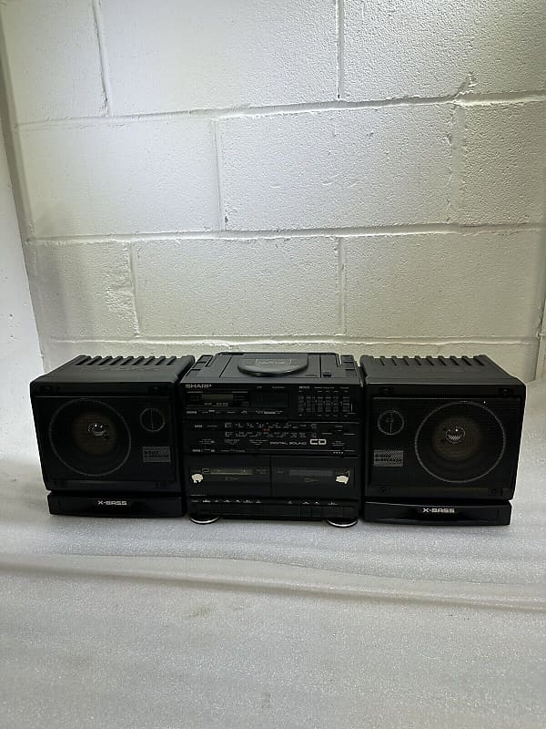 Sharp gx-cd60e Ghetto Blaster Boom Box Used | Reverb UK