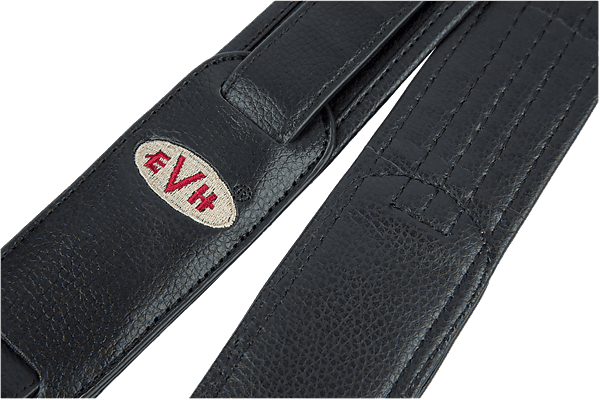 EVH® Premium Leather Strap Black 42" | Reverb
