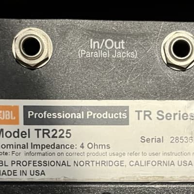 JBL TR 225 Loudspeaker (Pair) | Reverb