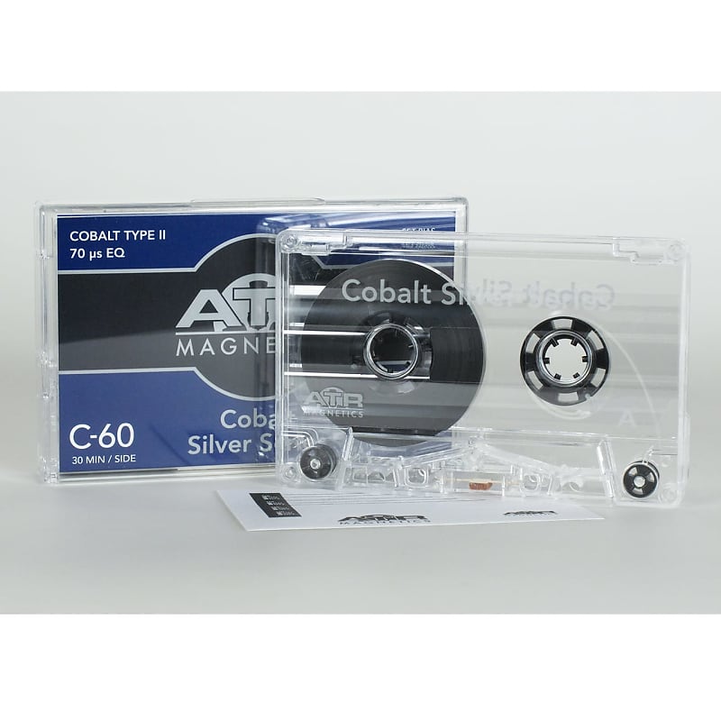 ATR Magnetics Cobalt Silver Series - Type II Cassette | Reverb