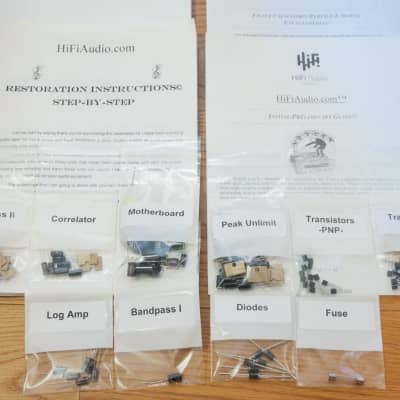 Phase Linear 1000 restoration kit filter capacitor repair | Reverb