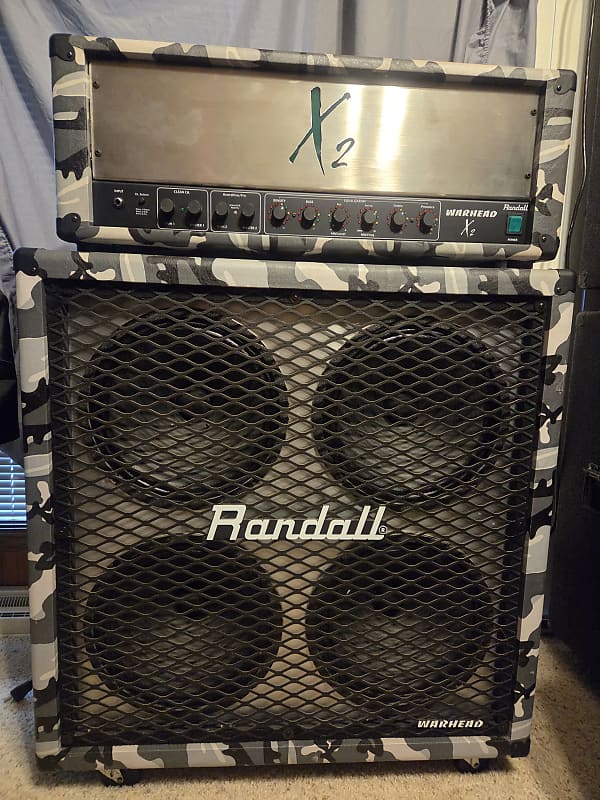 Randall Warhead X2 Amp Half Stack 4x12 Cab Amplifier Head | Reverb