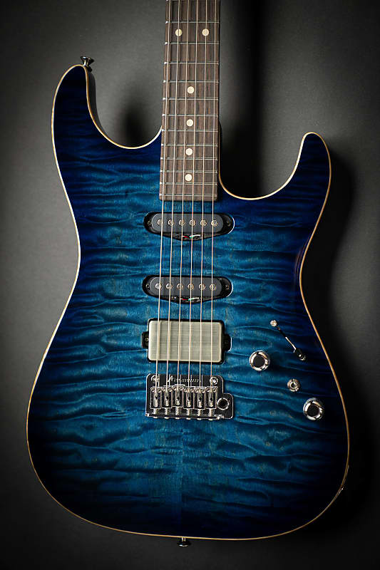Tom Anderson Drop Top Arctic Blue Burst (061525A) | Reverb