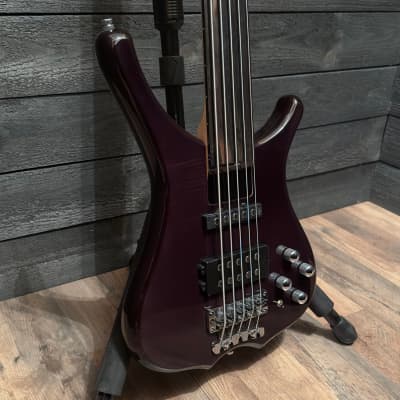 Warwick RockBass Infinity 5 String Fretless Black Electric | Reverb