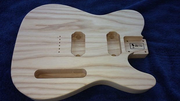 NEW- RV Music/Canada- Telecaster Body-unfinished white ash | Reverb