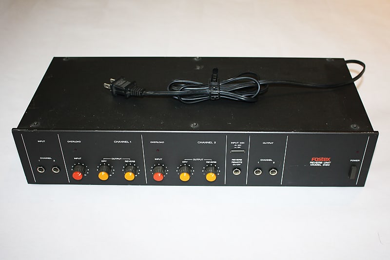 Fostex MODEL 3180 Analog Stereo Spring Reverb Rackmount Unit | Reverb