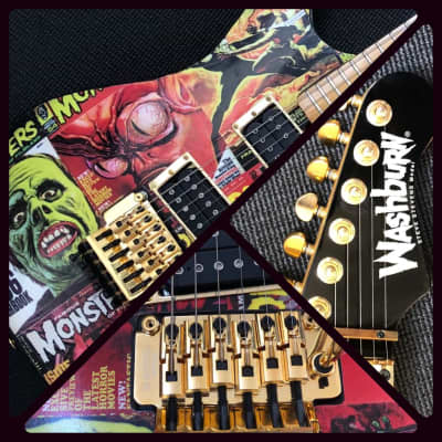 Washburn SS40 Famous Monster Steve Stevens Custom | Reverb