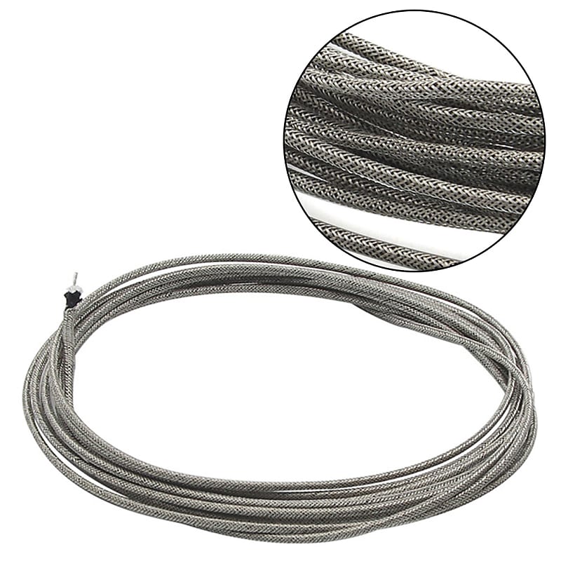 Vintage Braided Shielded Push-Back Cloth Wire for Guitar 5M | Reverb