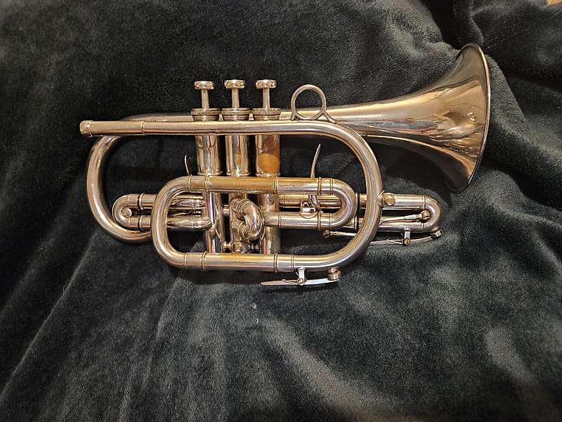 B& H Besson Sovereign Globe 1970s - Silver | Reverb UK