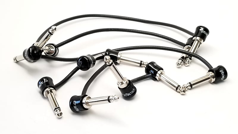 used George L's Set of 6 Solderless Patch Cables, Excellent | Reverb
