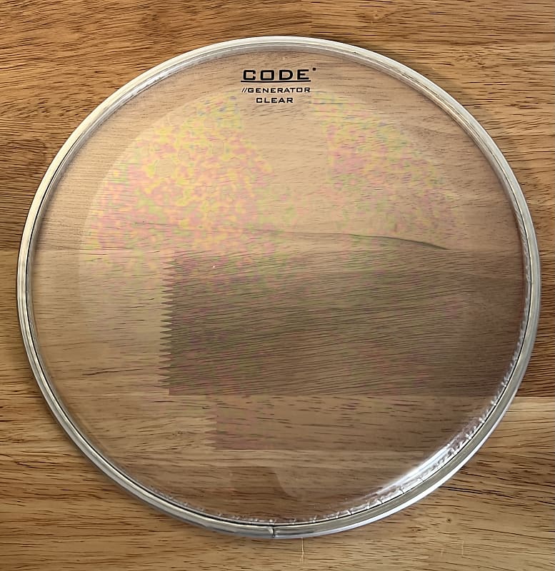 Code Drum Head 10” Generator Clear | Reverb