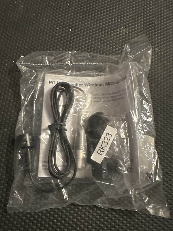 Shure PG185 Cardioid Lavalier Condenser Microphone | Reverb