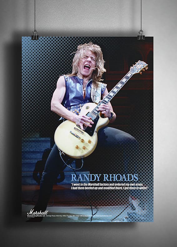 Randy Rhoads Poster | Reverb