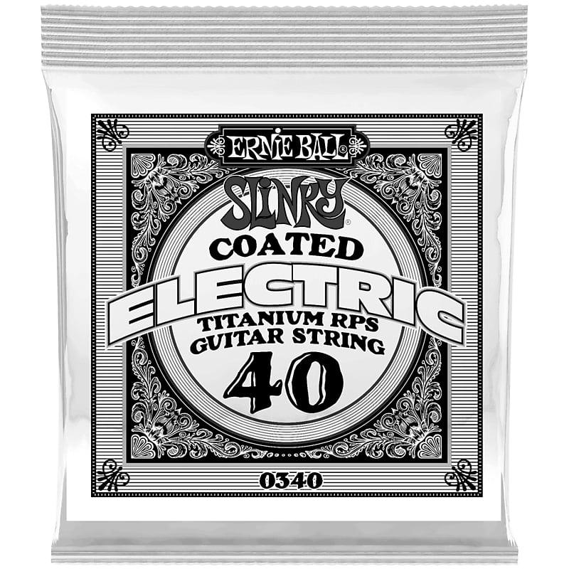 0340 Slinky Coated Titane 40 Ernie Ball | Reverb