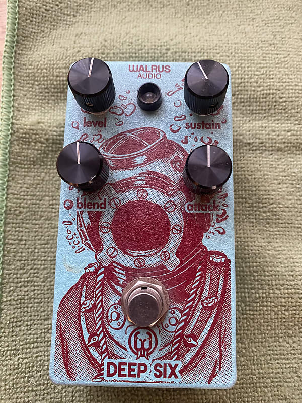 Walrus Audio Deep Six Compressor V1 2012 - 2018 - Blue / Red | Reverb