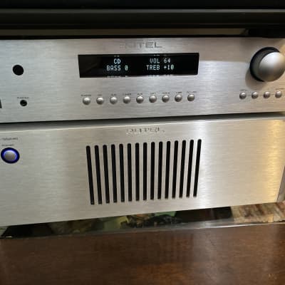 Rotel amp and preamp combo Check pictures Silver | Reverb