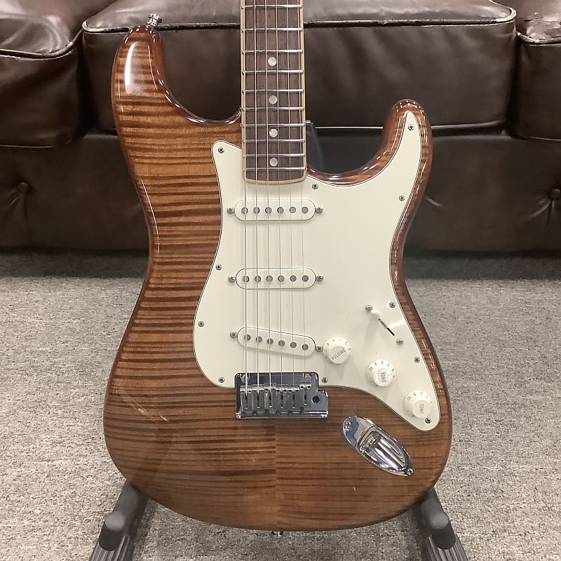 2013 Fender Stratocaster Select Flame Maple Top | Reverb