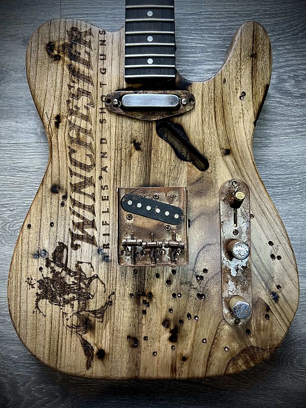 Pistols Crown Barncaster Tele GUITAR BODY ONLY PARTCASTER USA | Reverb