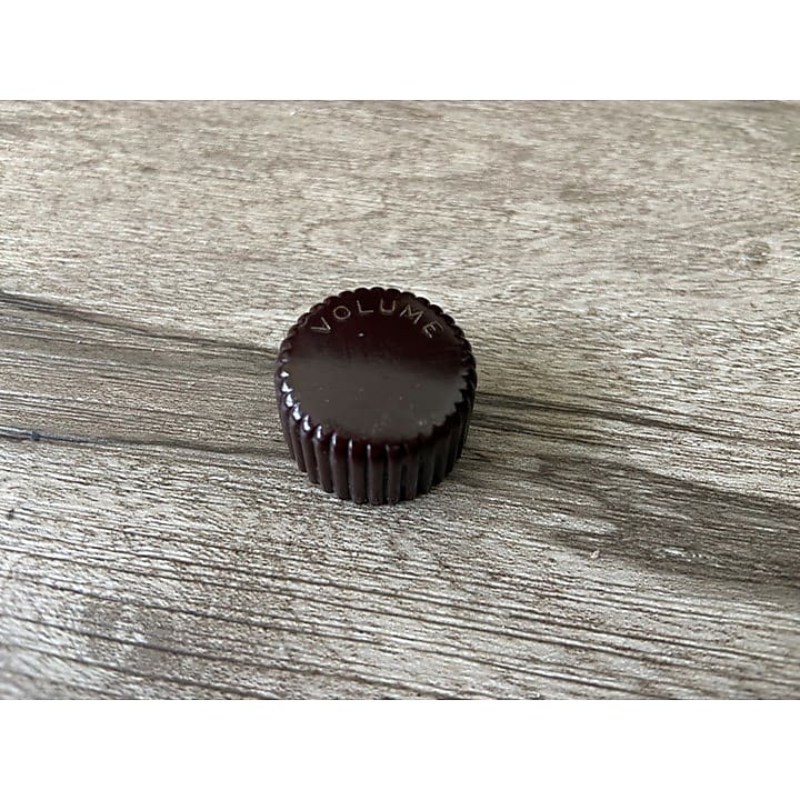 Vintage Brown "Cupcake" Volume Knob 1950s, Harmony, | Reverb