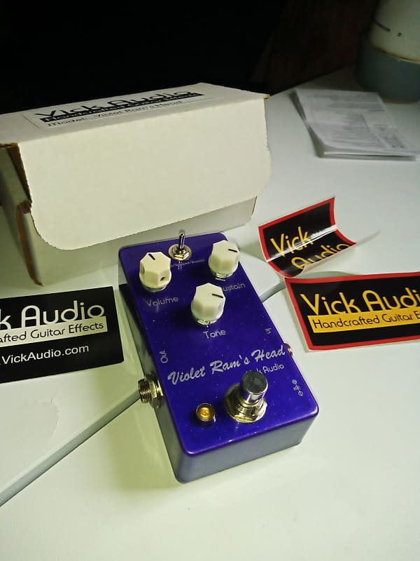Vick Audio Violet Ram's Head Fuzz | Reverb