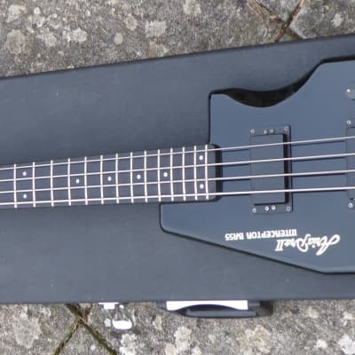 Aria Pro II Interceptor Bass Headless Japan 1986 black | Reverb UK