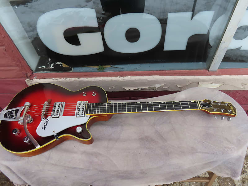 GRETSCH 6131 JET FIREBIRD 1960-1 RED BURST RARE! CLEAN | Reverb