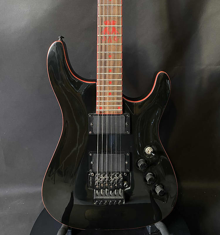 Superstrat Rocktile Guitar HH and Floyd rose Metal Rock | Reverb