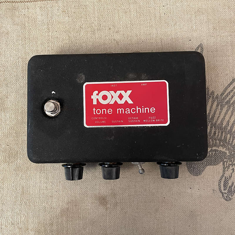 Foxx Tone Machine Fuzz 1970's - Black | Reverb