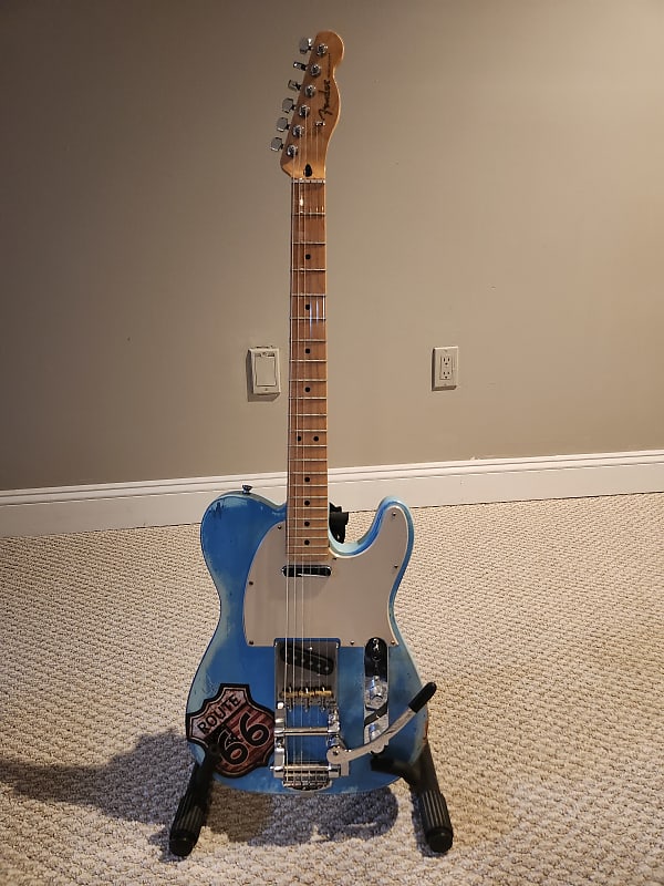 Fender telecaster - blue | Reverb