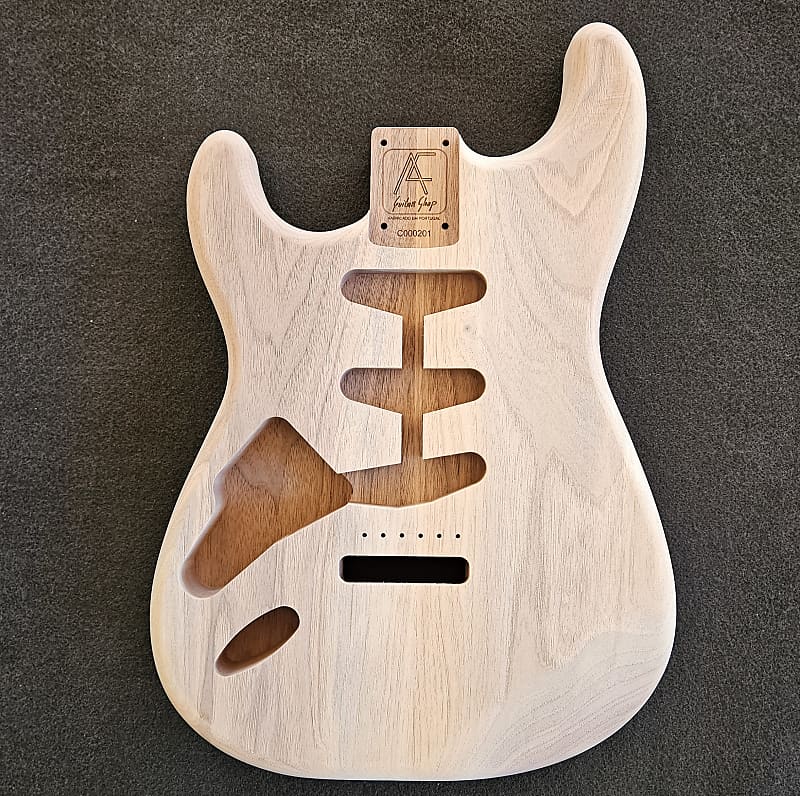 AC Strat Style American Walnut LH Body - C000201 | Reverb