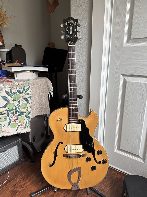 Guild T-100-D 1965 - Blonde | Reverb
