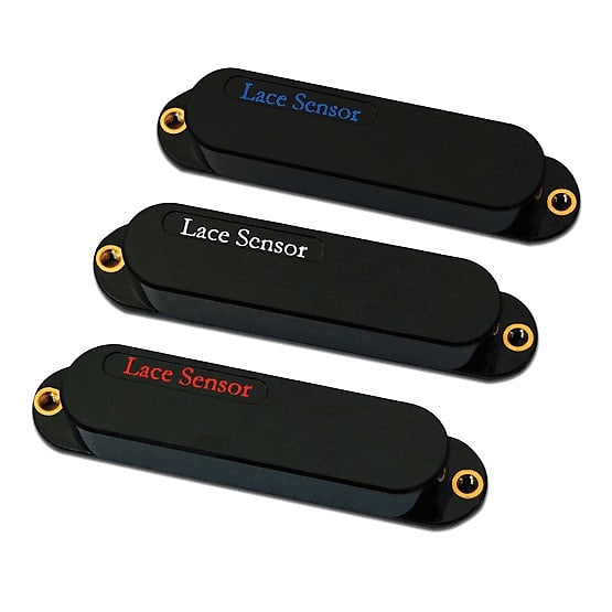 Lace Sensor Ultimate (Blue, Silver, Red) 3 Pack in Black. | Reverb UK