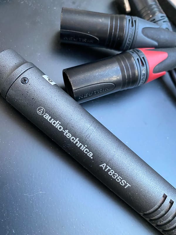Audio-Technica AT835st STEREO SHOTGUN Mic 2000s - Grey | Reverb
