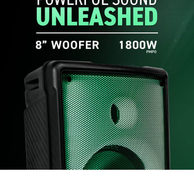 Dolphin KP-80 Premium Loud DEEP Sound, Lite-Weight, Karaoke | Reverb