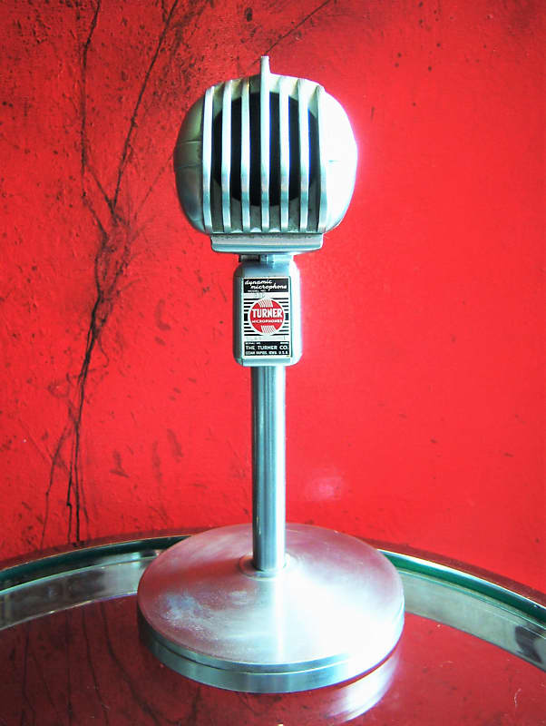 Vintage 1950's Turner 33D dynamic omni-directional microphone | Reverb
