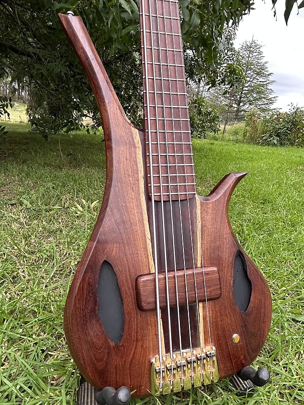 Handmade 39” Scale 6 String Bass 2024 - Oil | Reverb