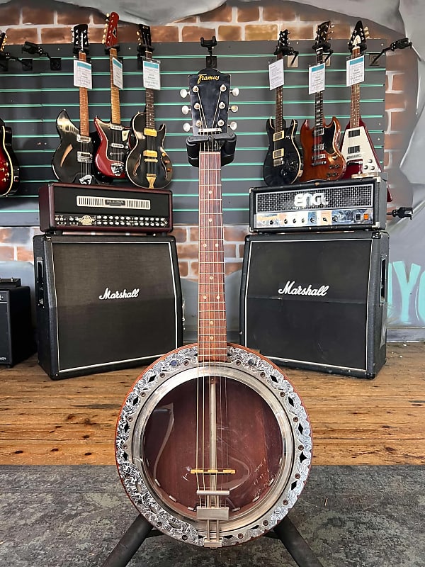 Framus 6 String Banjo Gloss 1969 Vintage 11” Head Vintage | Reverb