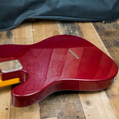 Fender "Fat" Telecaster 1994 Transparent Red Burst MIM SH | Reverb