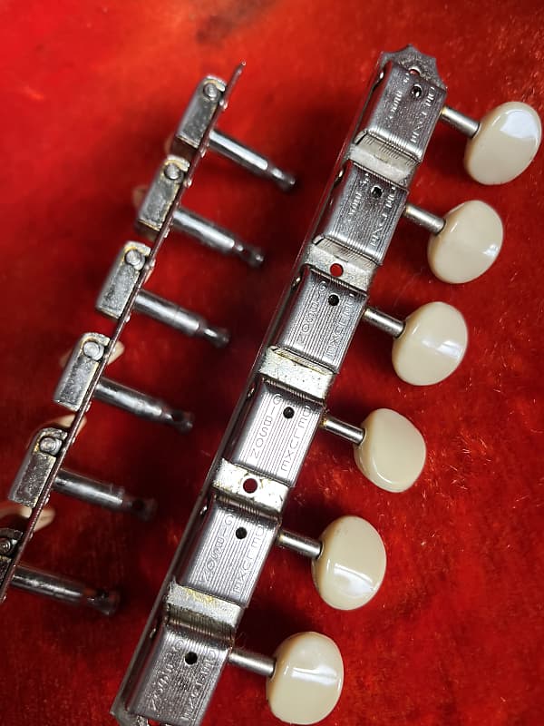 Vintage Kluson Double Line Deluxe 12 String Tuners 1960's | Reverb