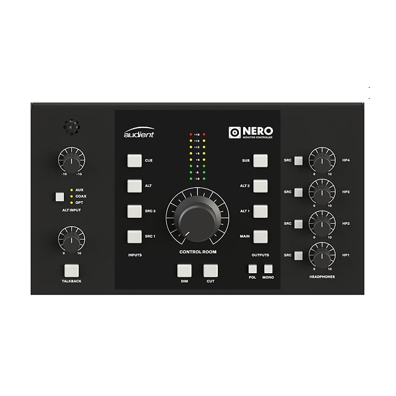 AUDIENT NERO Desktop Monitor Controller with Optical I/O | Reverb