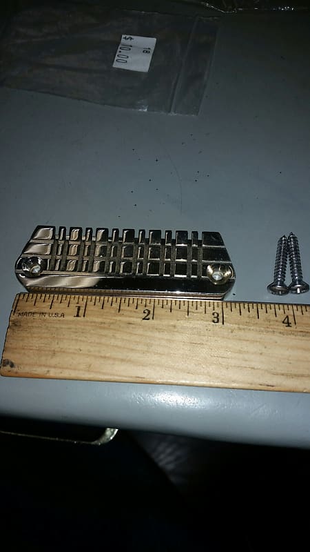 Ibanez? 12 String Tailpiece Chrome | Reverb