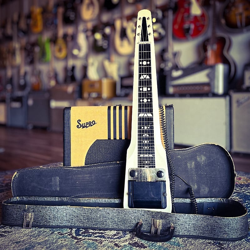 1966 Valco Supro Comet S410H Lap Steel w/ Original Case and | Reverb