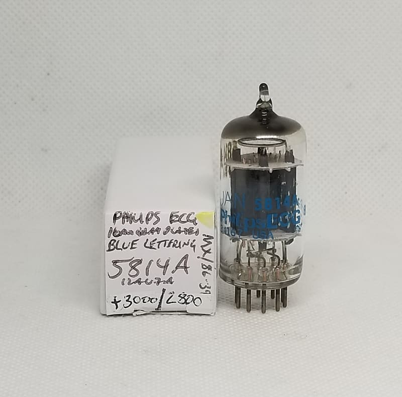 Philips JAN 5814A Well Balanced (6.6%) Single NOS 12AU7 | Reverb UK