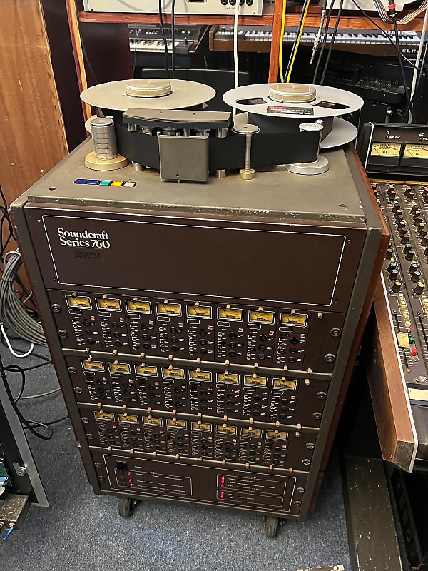 Mixer Soundcraft Series 1600 + 2’ 24 tracks tape recorder | Reverb