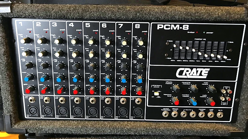 Crate PCM-8 Powered Line Mixer (Consignment) | Reverb UK
