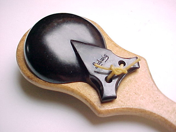 Vintage Ludwig Castanets with Wooden Handle - Circa 1955 | Reverb
