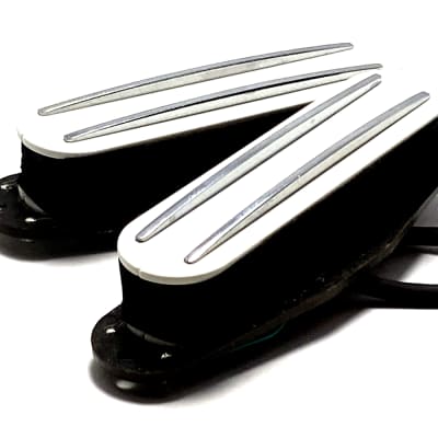 AR5 Set of 2 Strat Sized Humbucker Rail Pickups ~ Dragonfire | Reverb