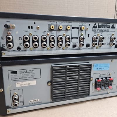 Sansui B-1000 Stereo Power Amplifier & C-1000 Stereo Control | Reverb