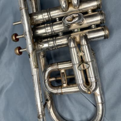 1930 Conn 80a? Long Cornet (trumpet)project horn | Reverb