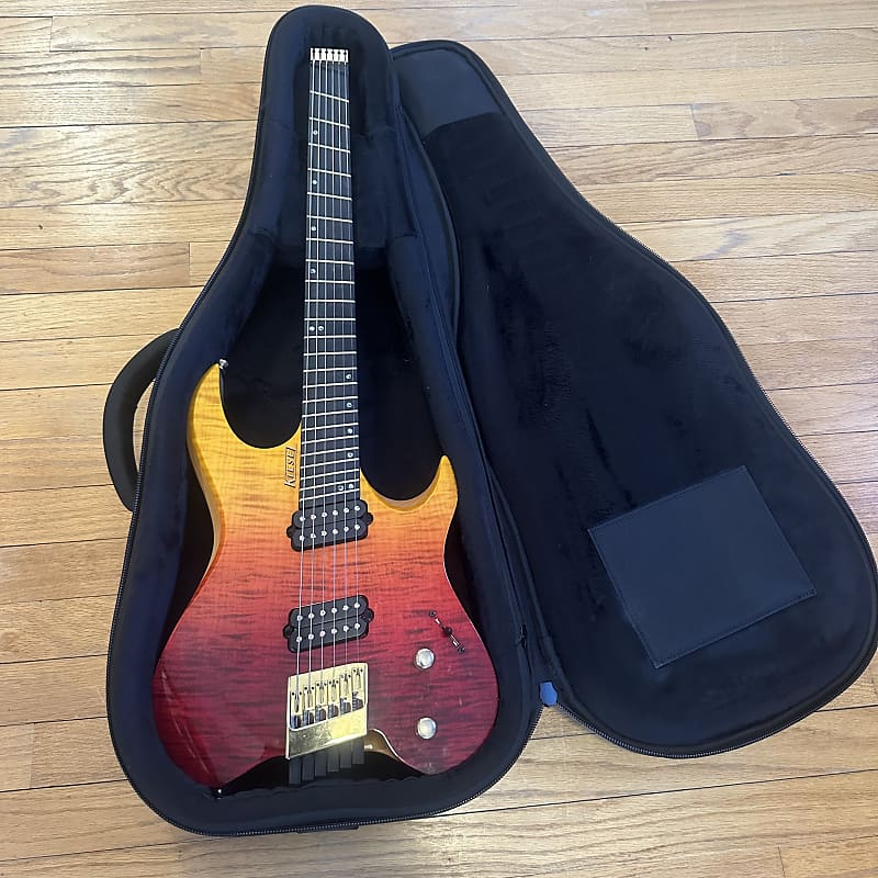 Kiesel Vader Multiscale 6 String 2018 Rare Gold Hardware- | Reverb